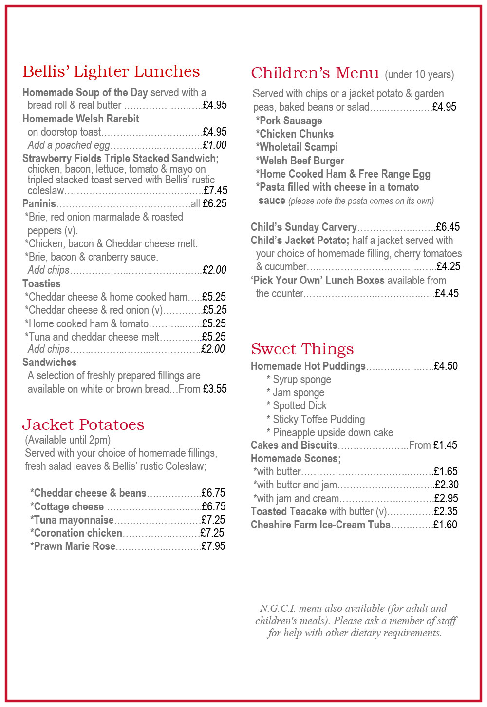 Strawberry Fields Restaurant - Bellis Brothers Garden Centre and Farm Shop